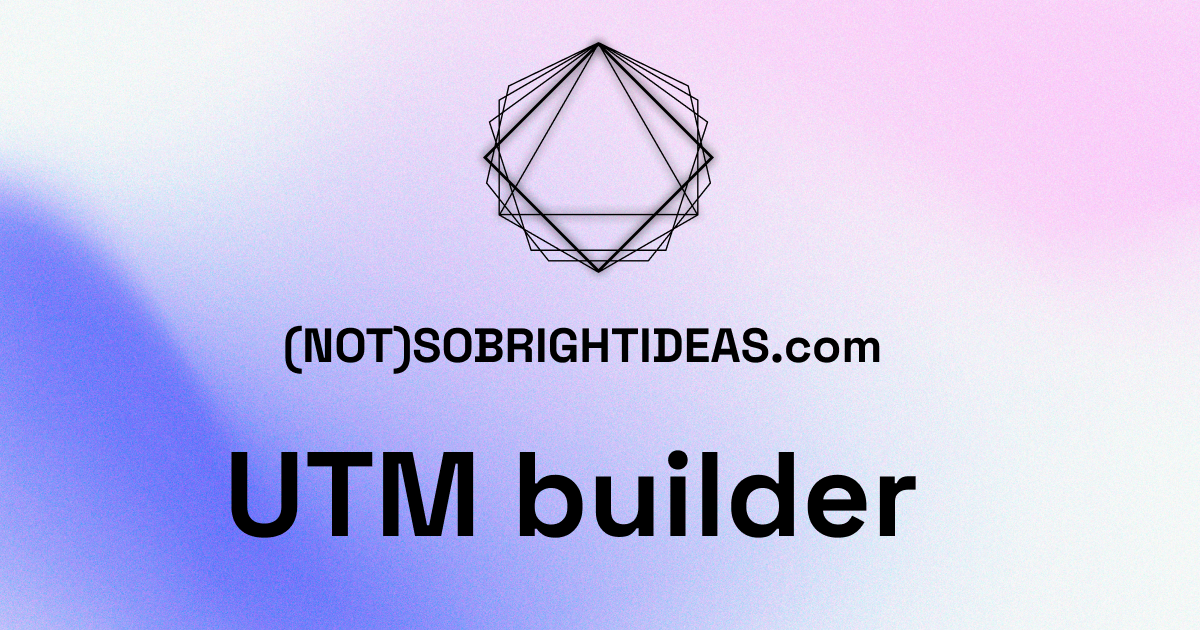 UTM Link Builder